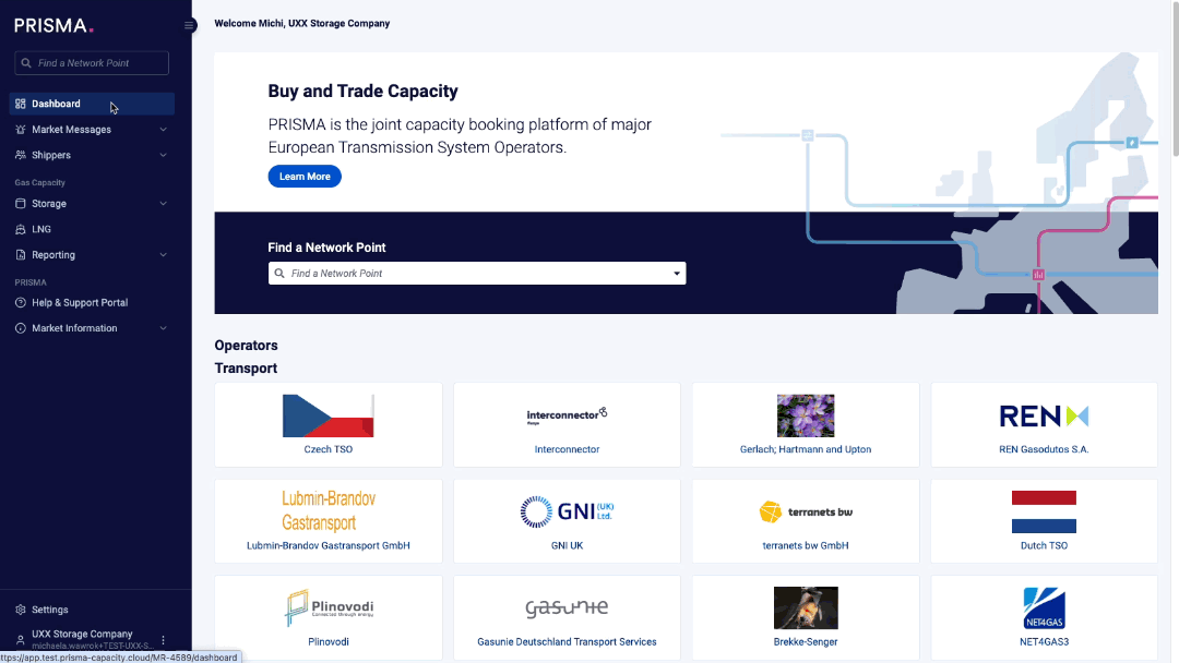 A Fresh Look for the PRISMA Platform